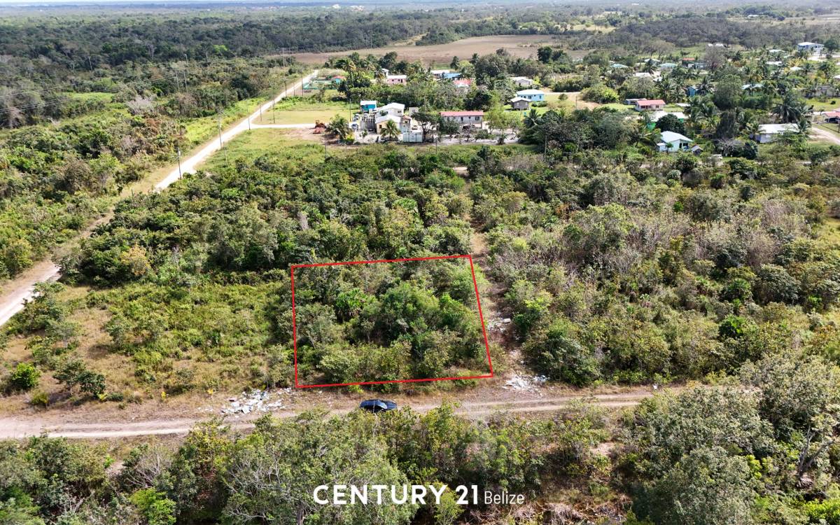 Corner lot in Maxboro Community For sale - Century 21 Belize